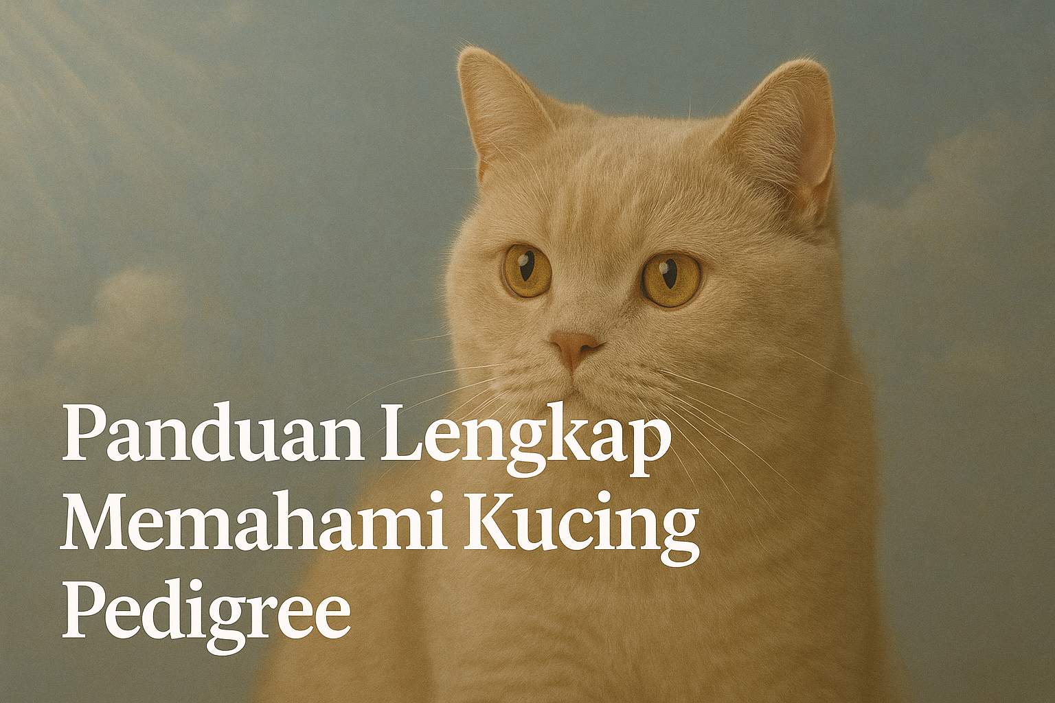 Panduan Lengkap Memahami Kucing Pedigree dan Adopsi kucing - Angelic Agent