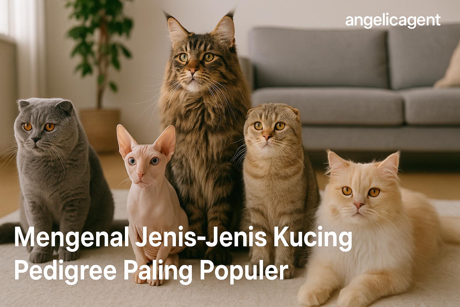 Mengenal Jenis-Jenis Kucing Pedigree Paling Populer - Angelic Agent