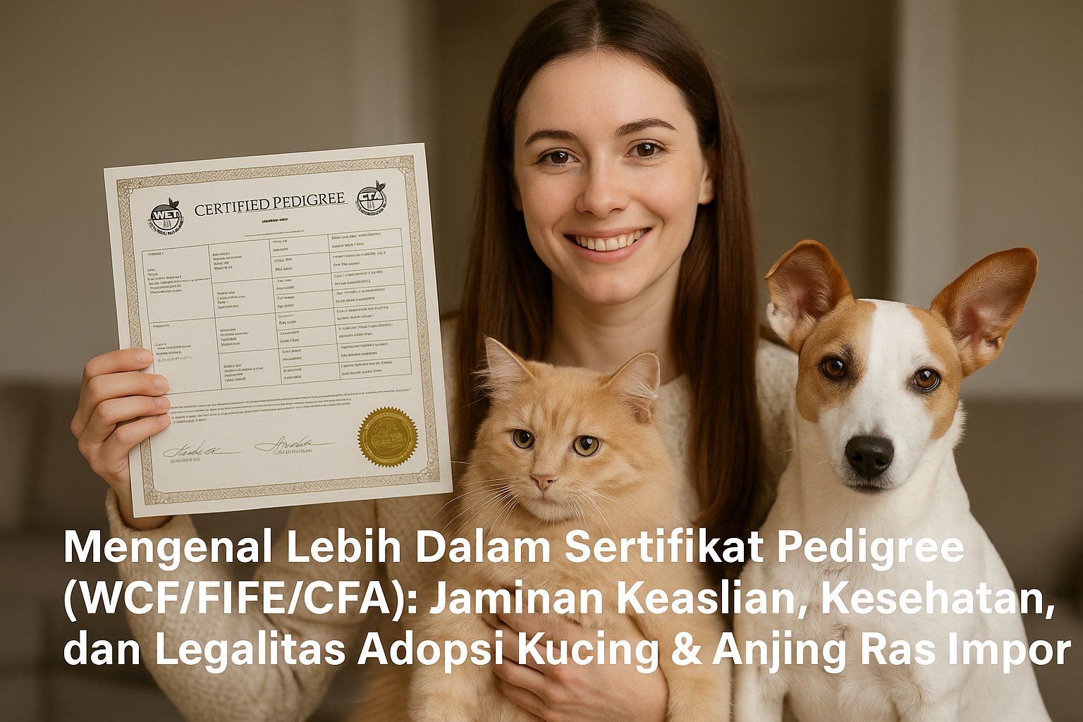 Mengenal Lebih Dalam Sertifikat Pedigree (WCF/FIFE/CFA): Jaminan ...